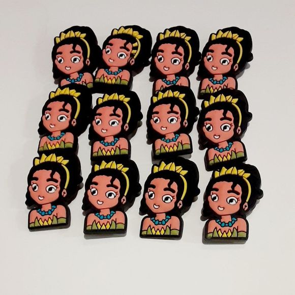 SHOES CHARMS | Accessories | Disney Princess Tiana Crocs Charms 4 For 7 ...